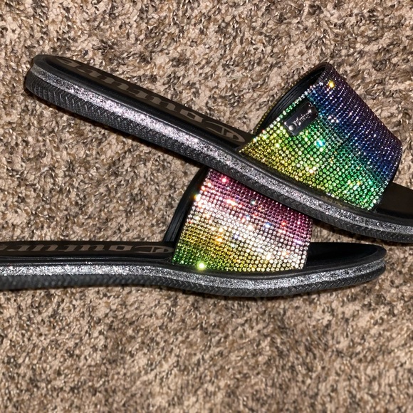 Juicy Couture | Shoes | Juice Sparkle Slide Sandals | Poshmark